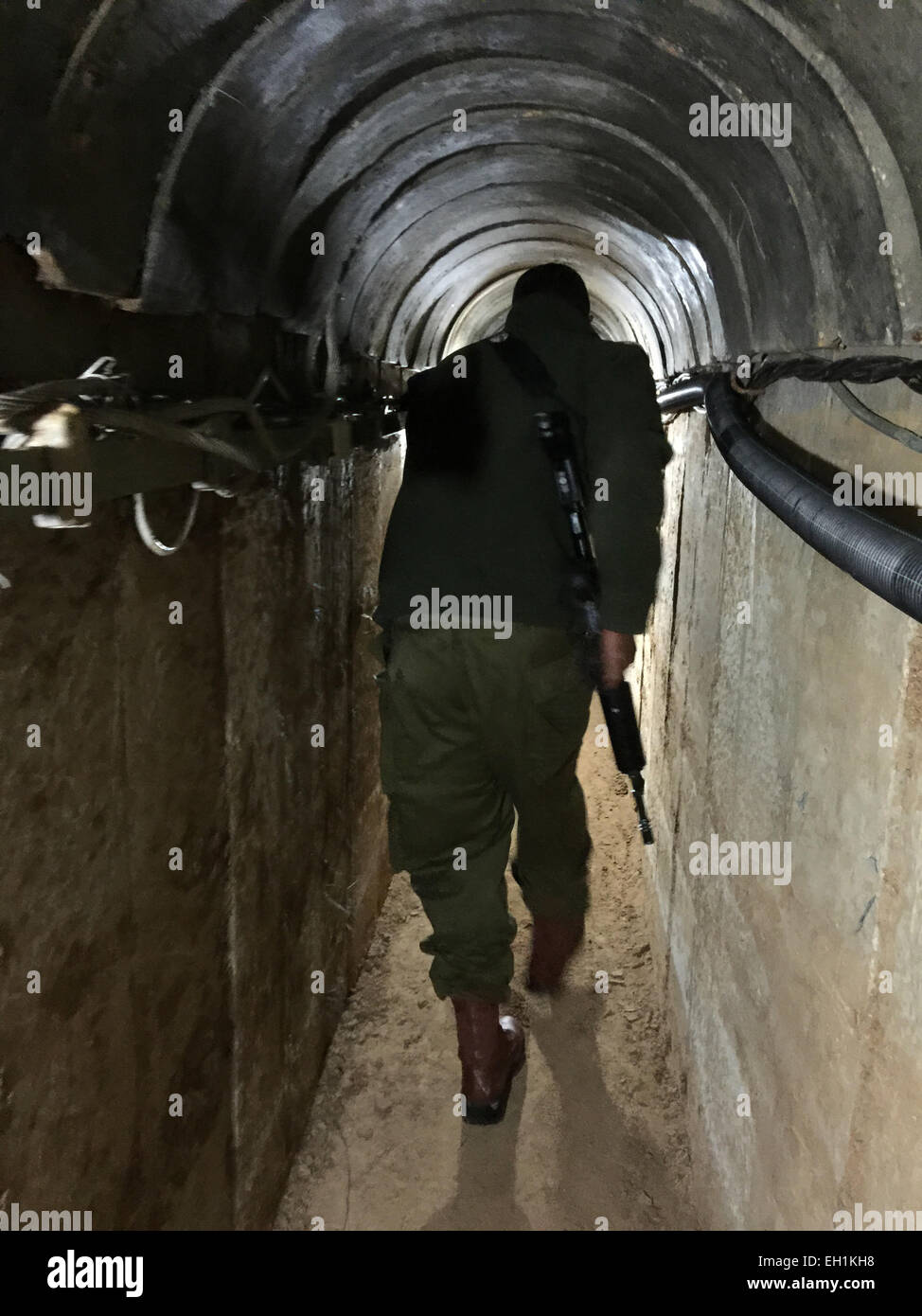 Command Sergeant Major Mohamad Abu Solb of the Israeli Army walks ...