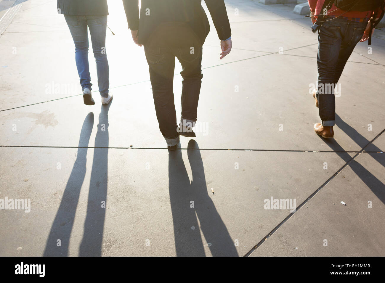 Back Side View Of People Walking High Resolution Stock Photography and ...