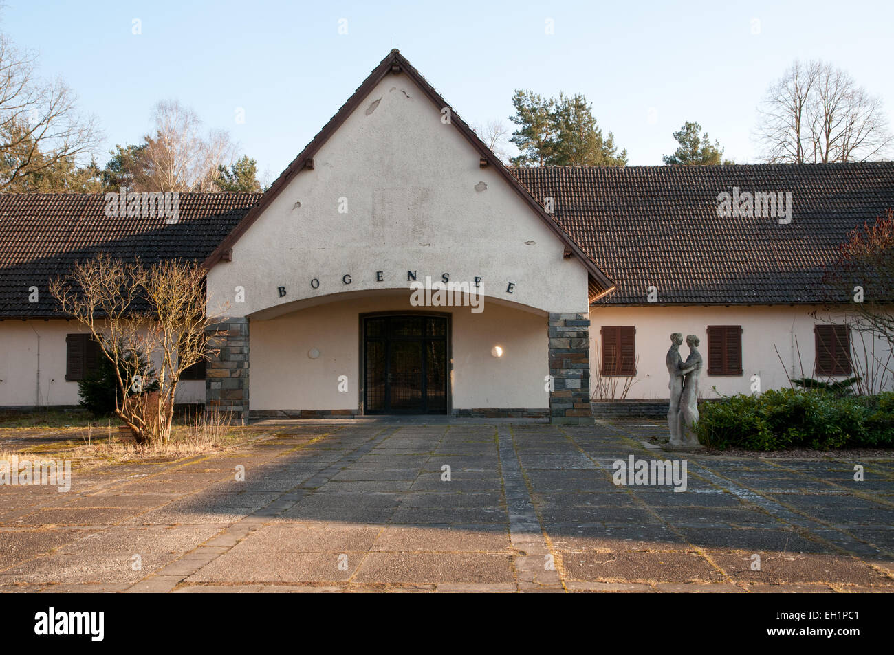 Former villa of Joseph Goebbels at Lake Bogensee, Brandenburg, Germany ...