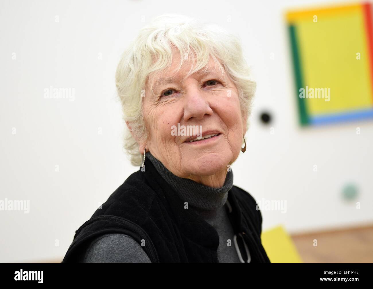 American artist Mary Heilmann poses for the art exhibition 'Mary ...
