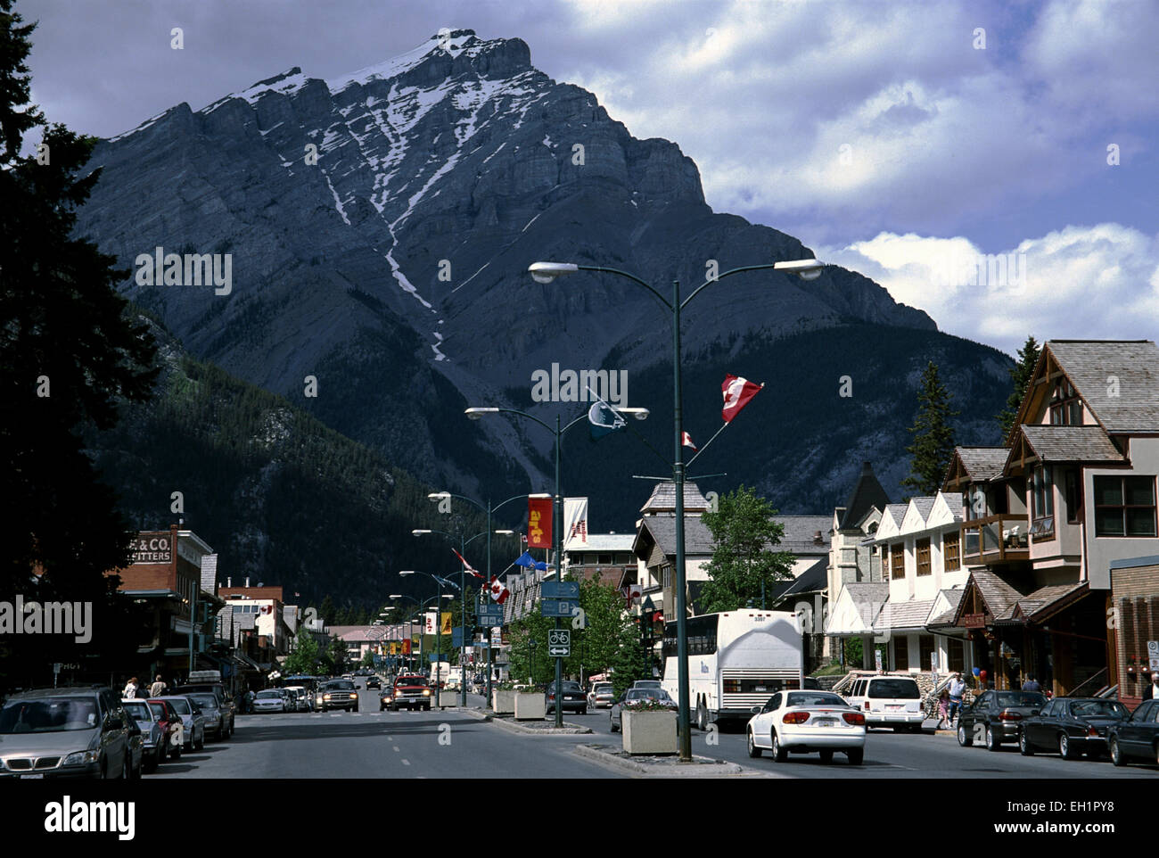 Town view, Banff, Alberta, Canada Stock Photo - Alamy