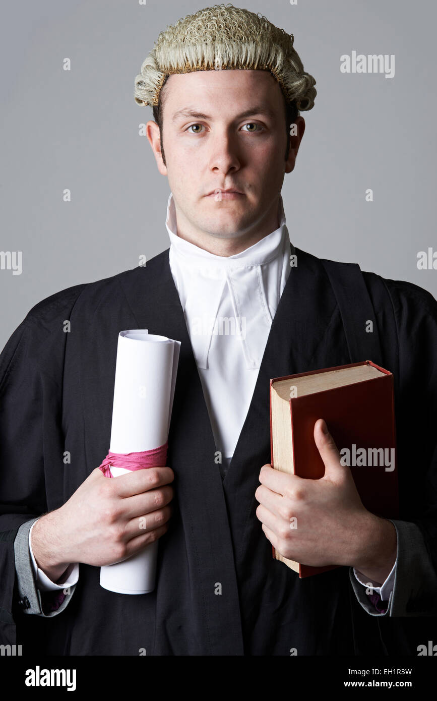 Lawyer barrister legal wig hi-res stock photography and images - Alamy