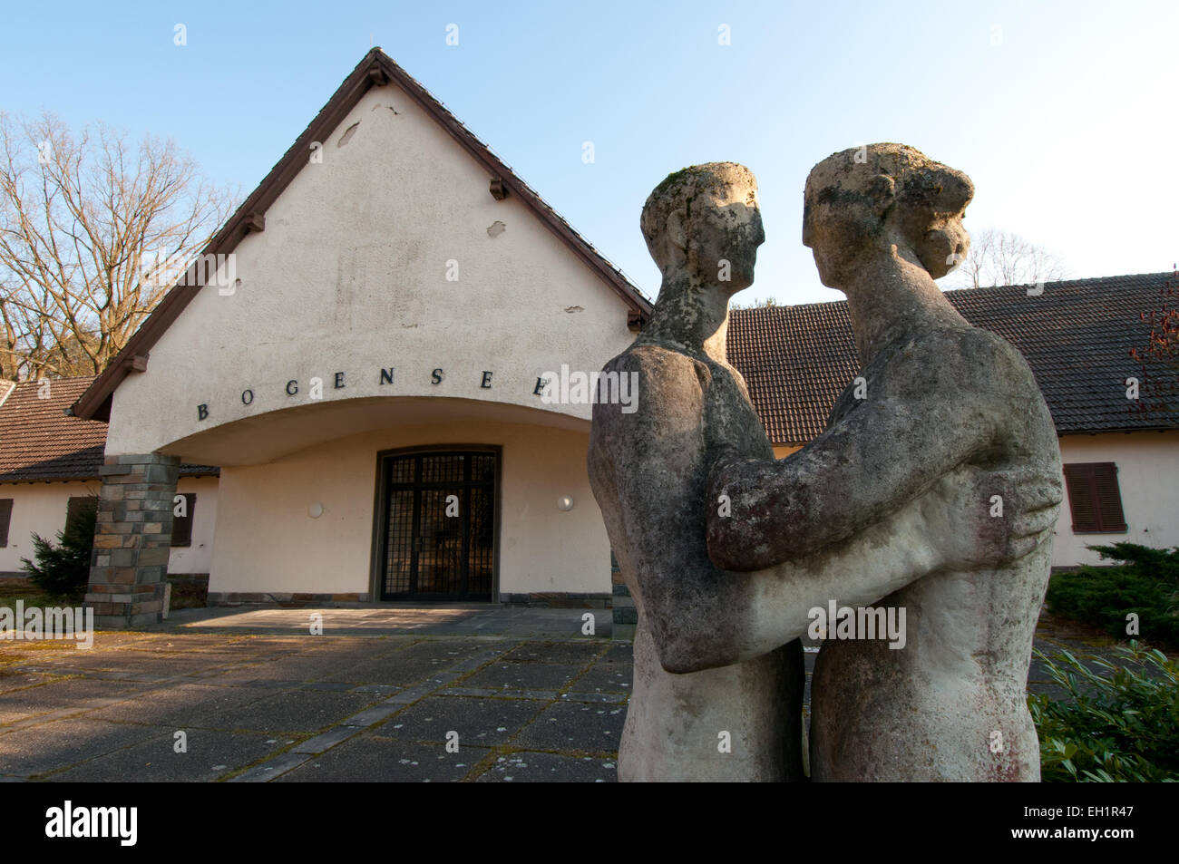 Former villa of Joseph Goebbels at Lake Bogensee, Brandenburg, Germany ...