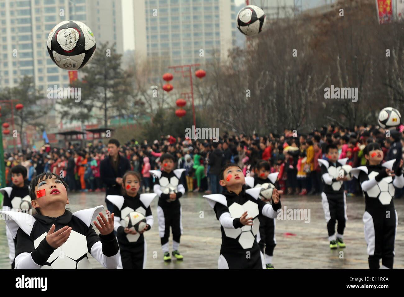 Chinese Children Football High Resolution Stock Photography and Images ...