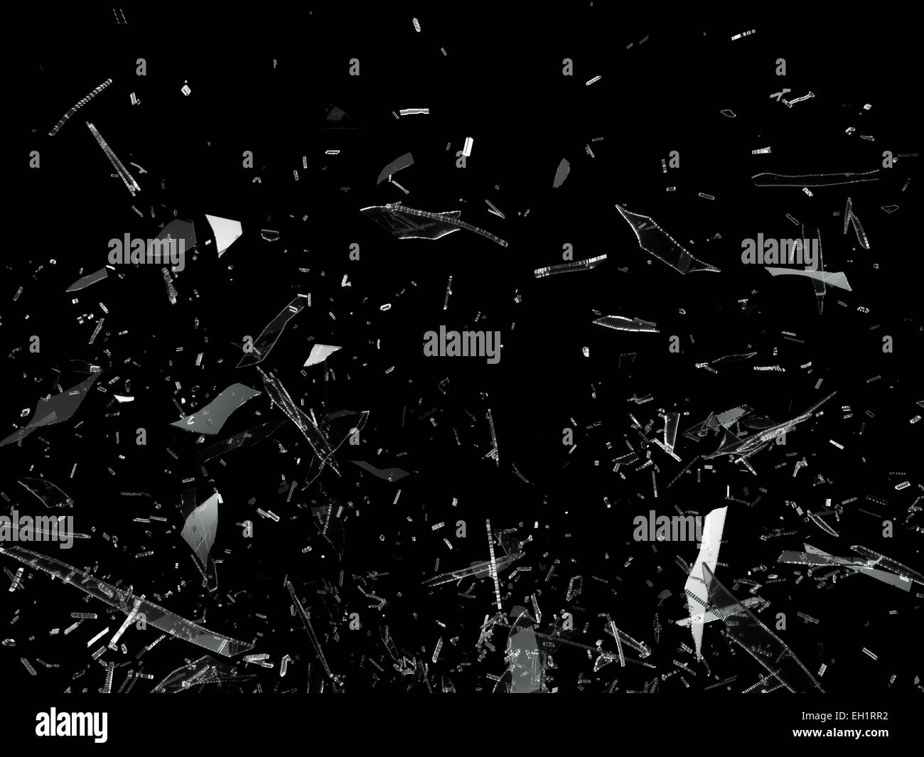 Broken black glass hi-res stock photography and images - Alamy
