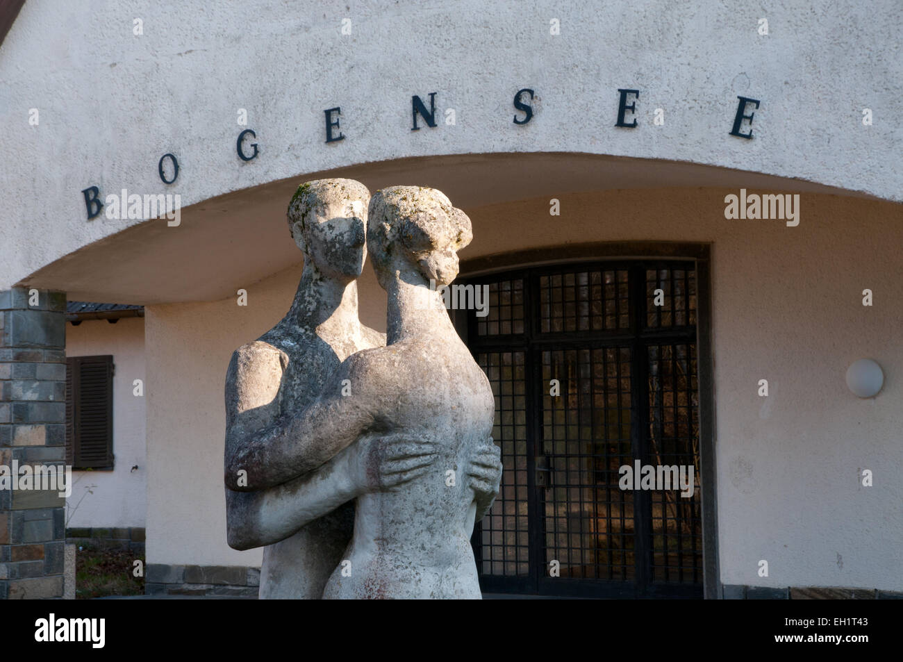 Former villa of Joseph Goebbels at Lake Bogensee, Brandenburg, Germany ...