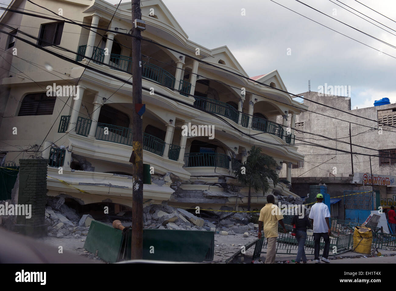 Large parts of the capital city were totally destroyed from the ...