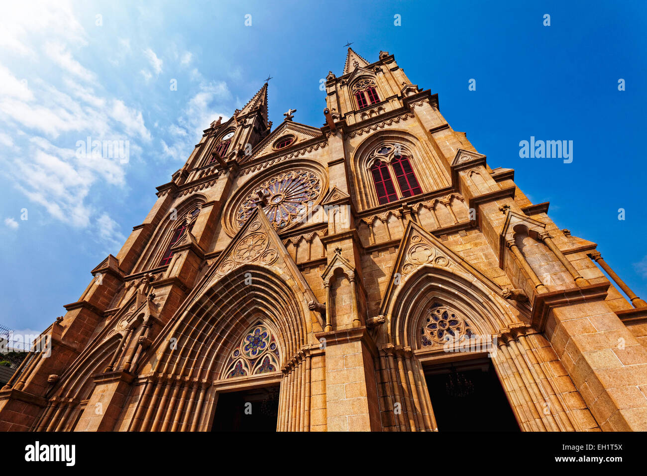 Shishi Sacred Heart Cathedral in Guangzhou China at day Stock Photo - Alamy