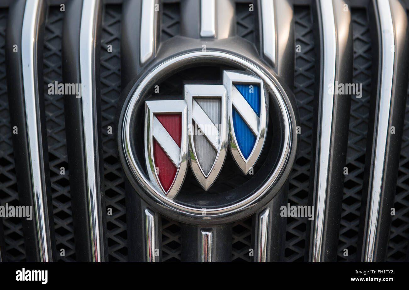 Hefei, China. 11th Nov, 2015. The logo of car brand 'Buick' is on ...