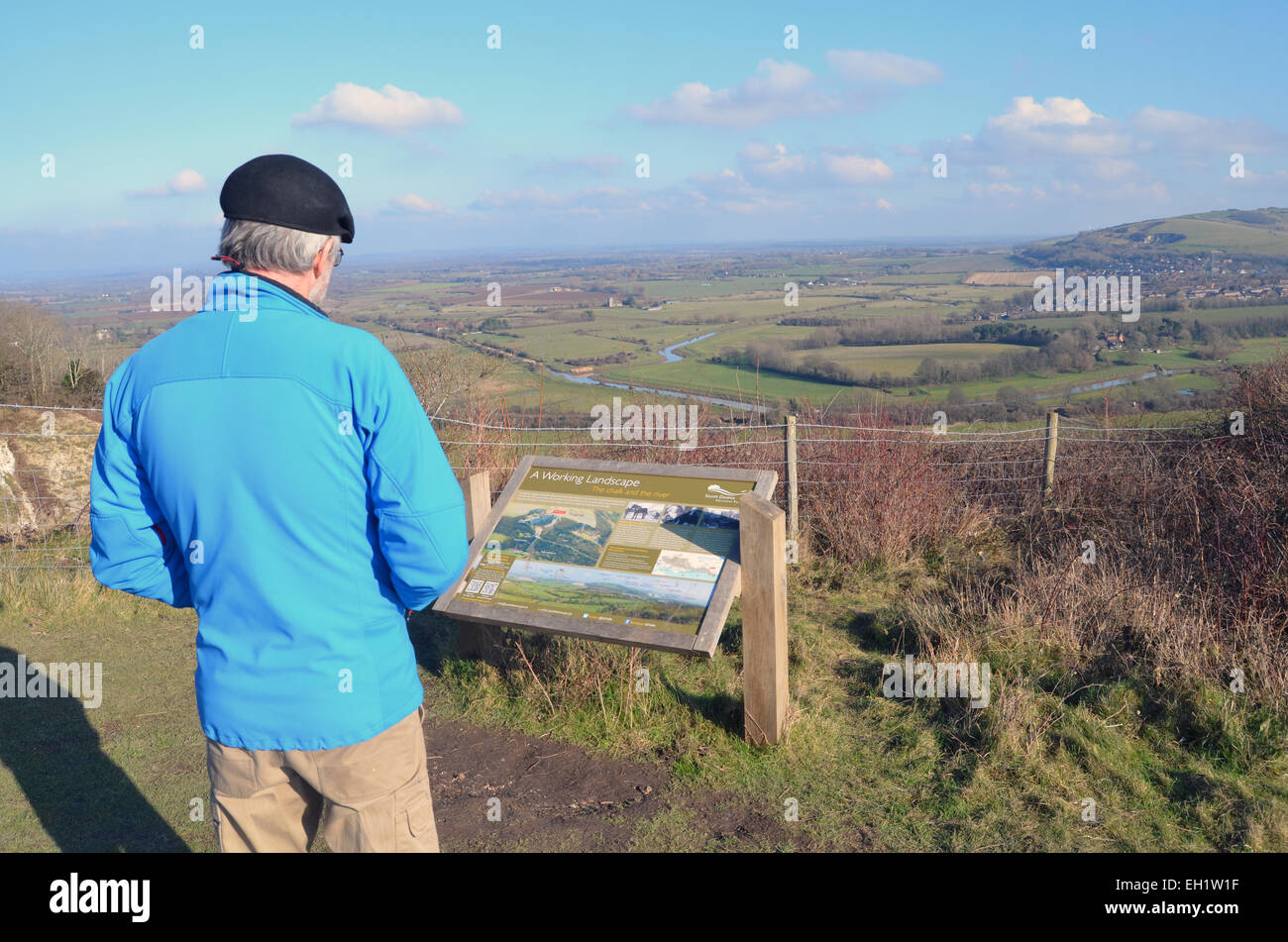 South Downs Lewes Stock Photo - Alamy