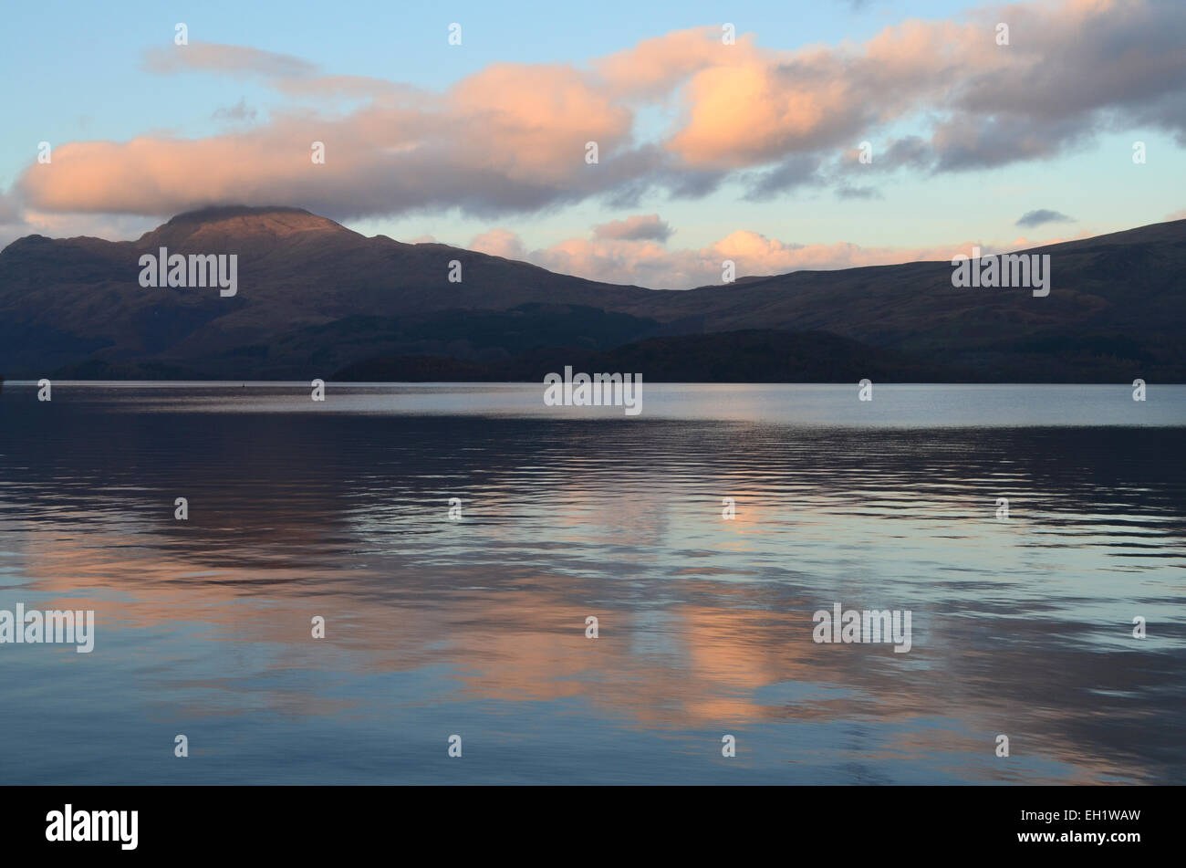 Loch lomond sunset hi-res stock photography and images - Alamy