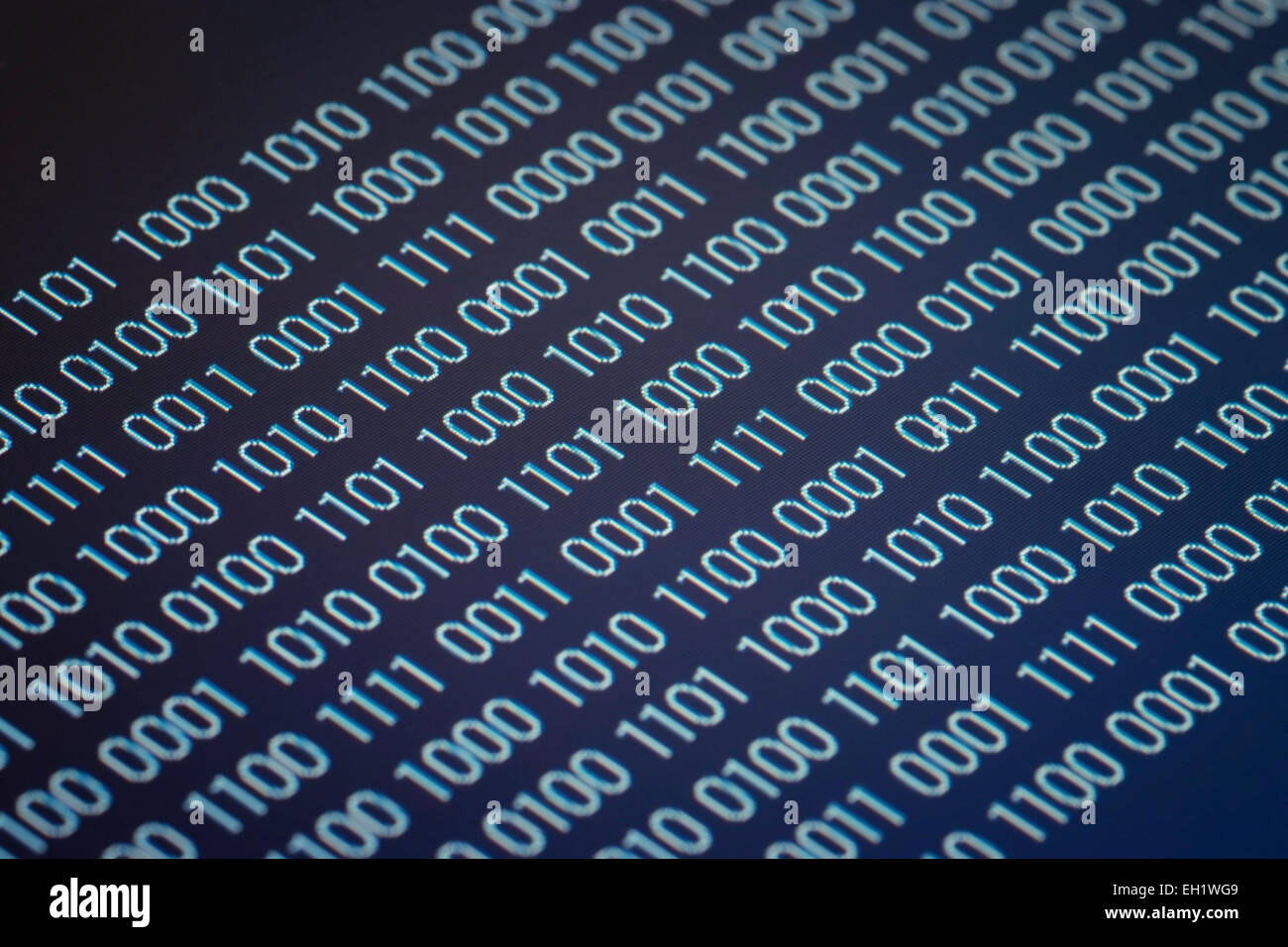 World map binary code numbers hi-res stock photography and images - Alamy