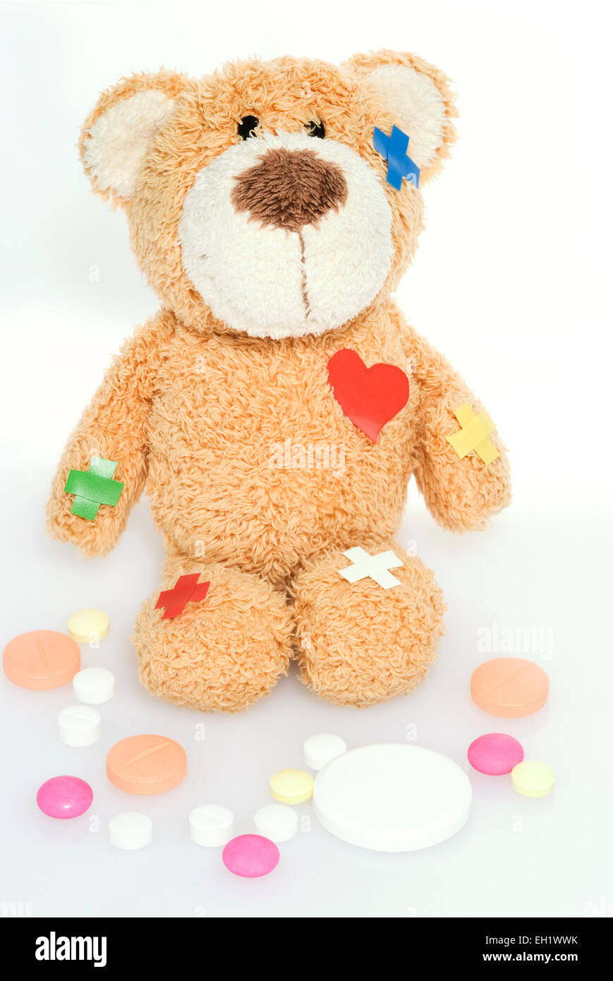 teddy bear in hospital Stock Photo - Alamy