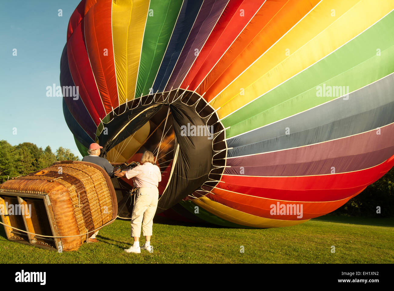 Hot air ballon Stock Photo - Alamy