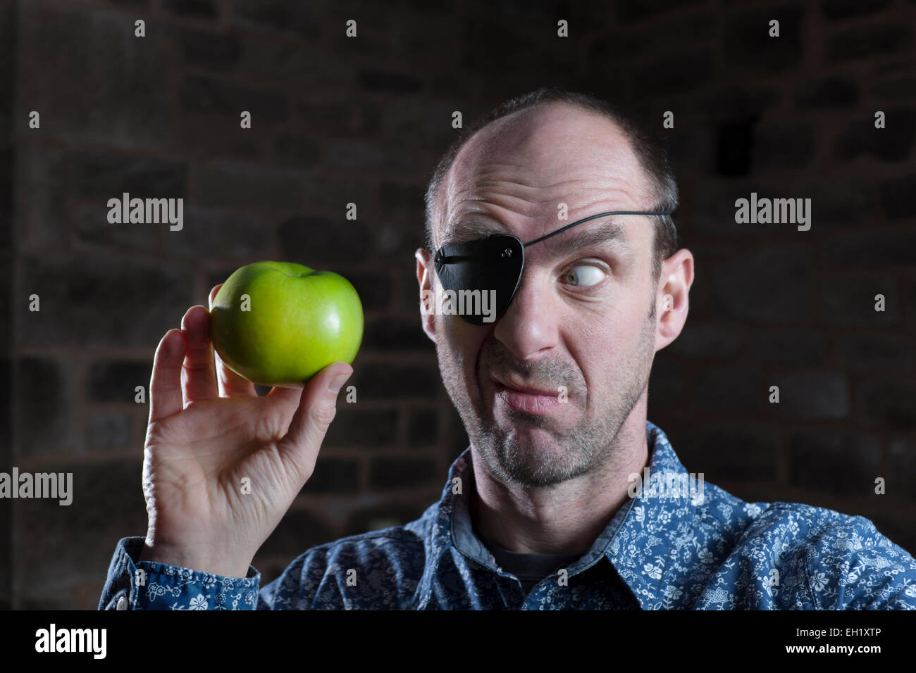 Apple Eye Patch Stock Photo - Alamy