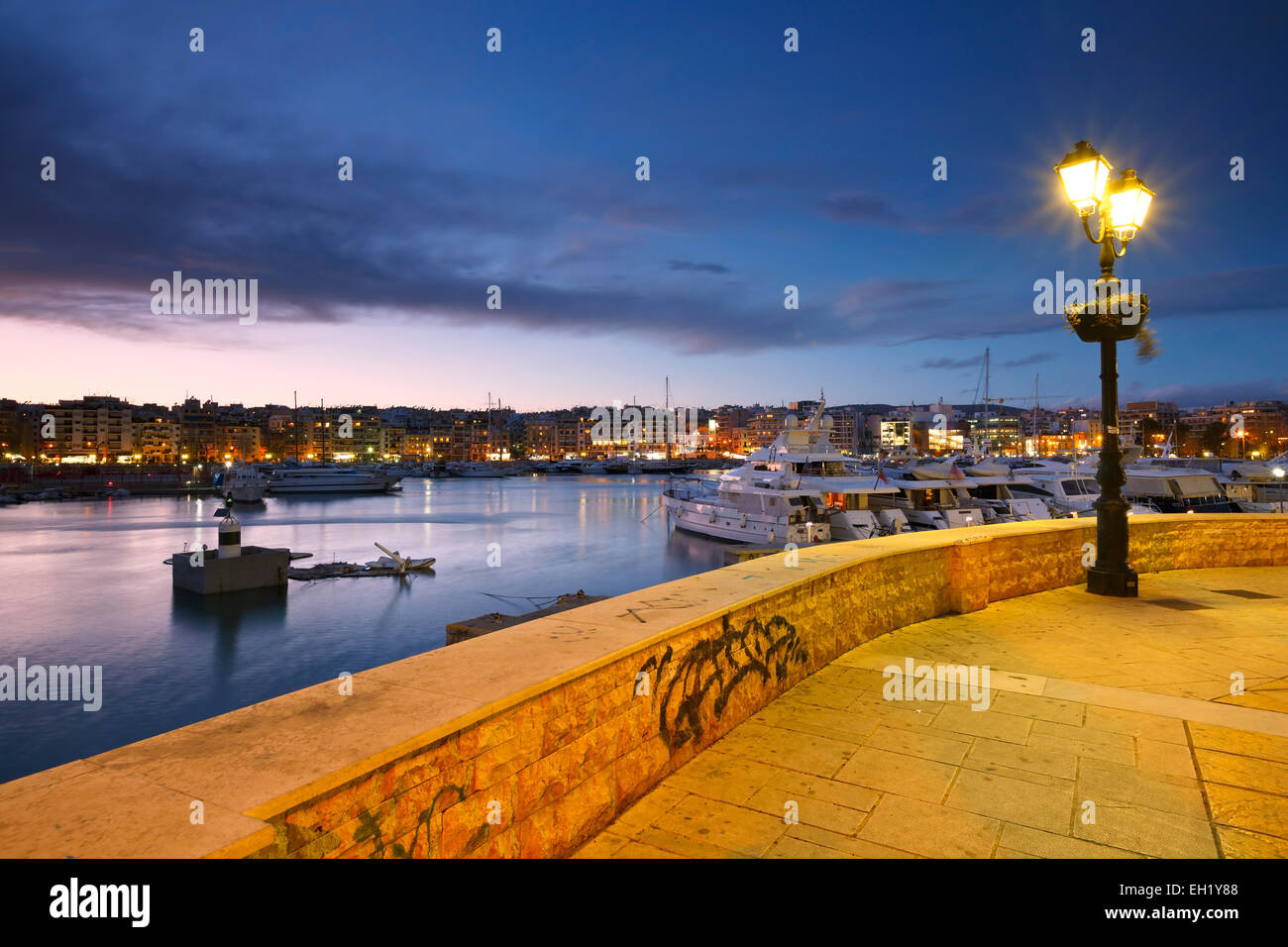 Zea Marina as seen from the promenade, Athens, Greece Stock Photo - Alamy