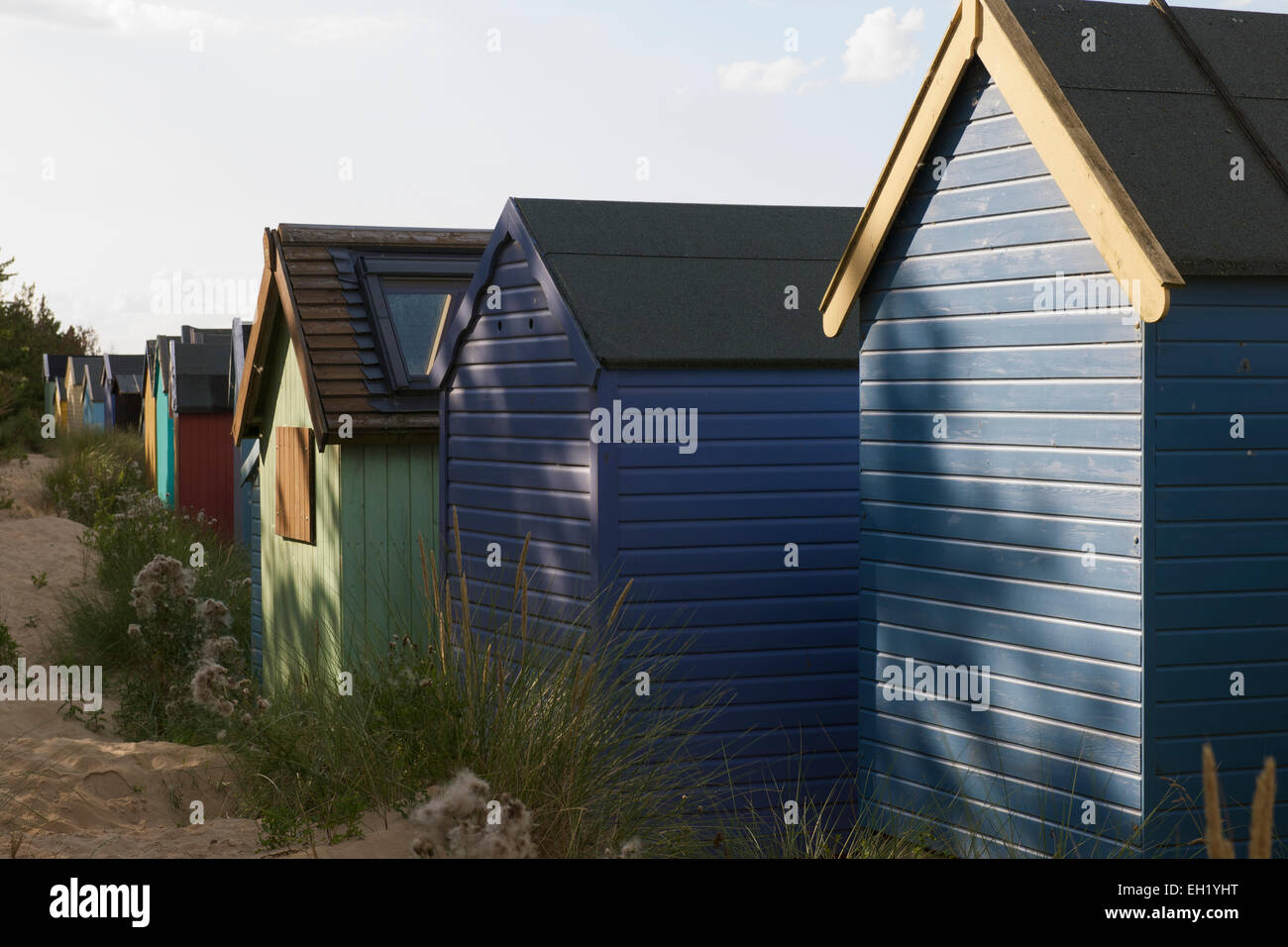 Beach hut at the seaside Stock Photo - Alamy