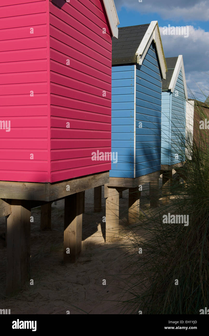 Beach hut at the seaside Stock Photo - Alamy