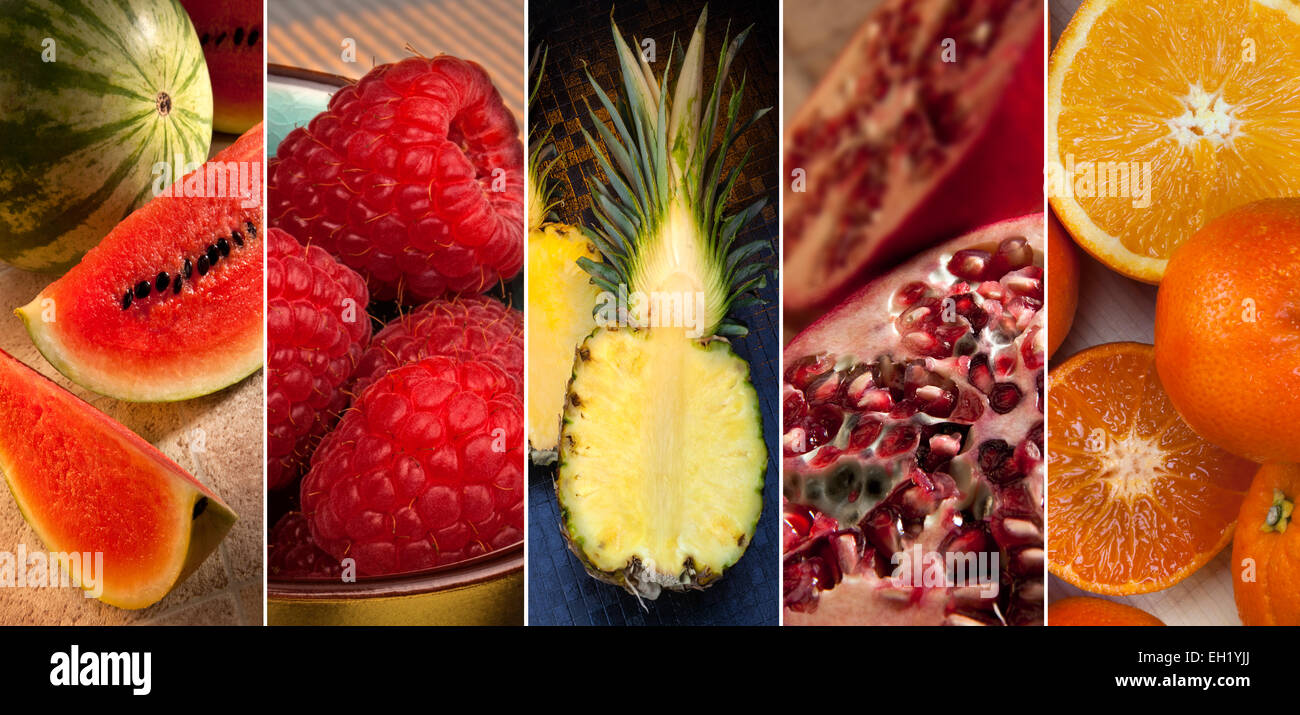 Fresh fruit selection hi-res stock photography and images - Alamy
