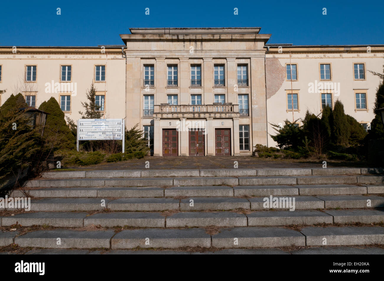 Former communist college built in monumental Stalinist style, Bogensee ...