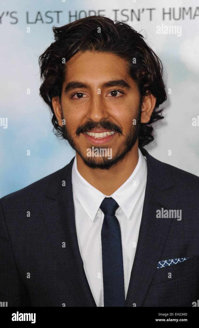 New York, USA. 04th Mar, 2015. Dev Patel at arrivals for CHAPPIE ...