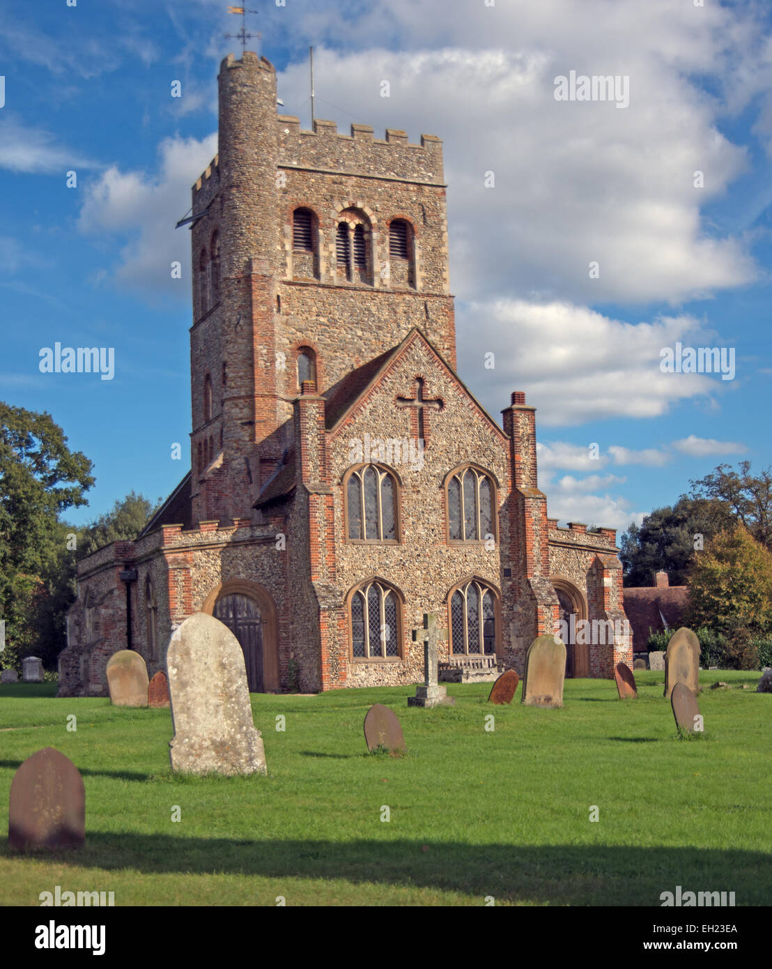 Great Tey Essex England St Barnabus Church Stock Photo - Alamy