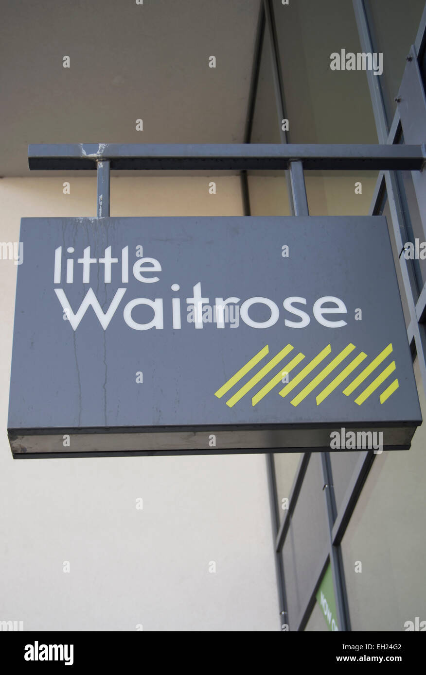hanging sign for little waitrose, putney, southwest london, england ...