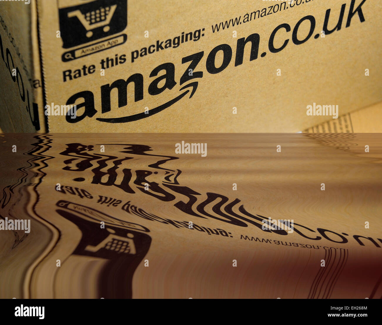 Amazon parcel box hi-res stock photography and images - Alamy