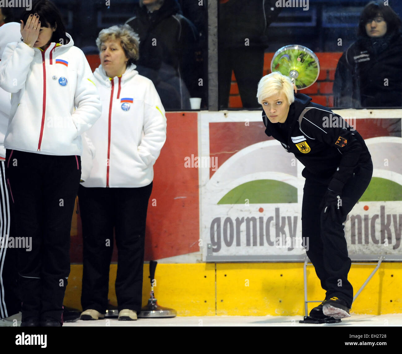 Women's teams compete during the 44th Open European Curling ...