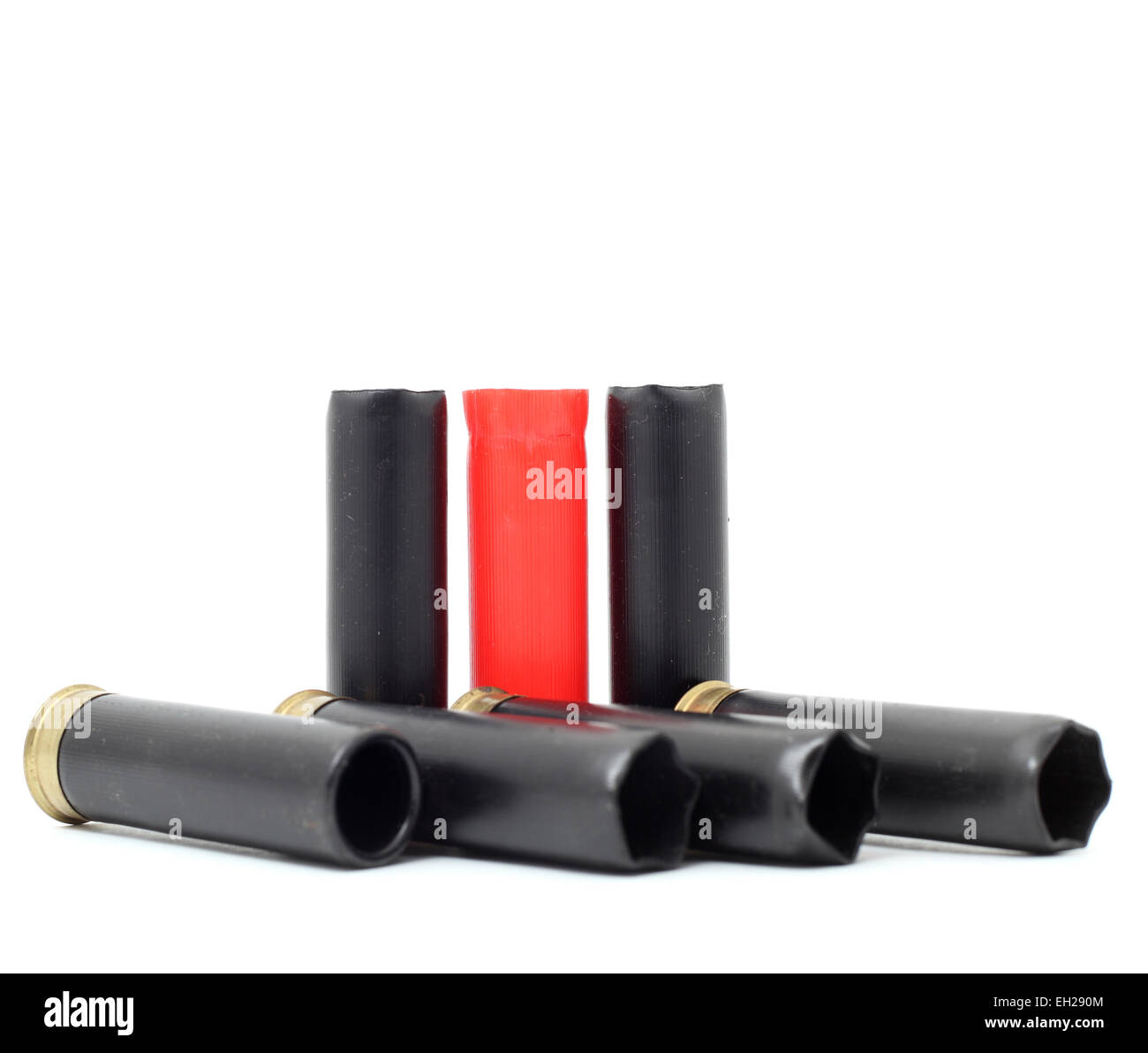 several cartridges for hunting rifle Stock Photo - Alamy