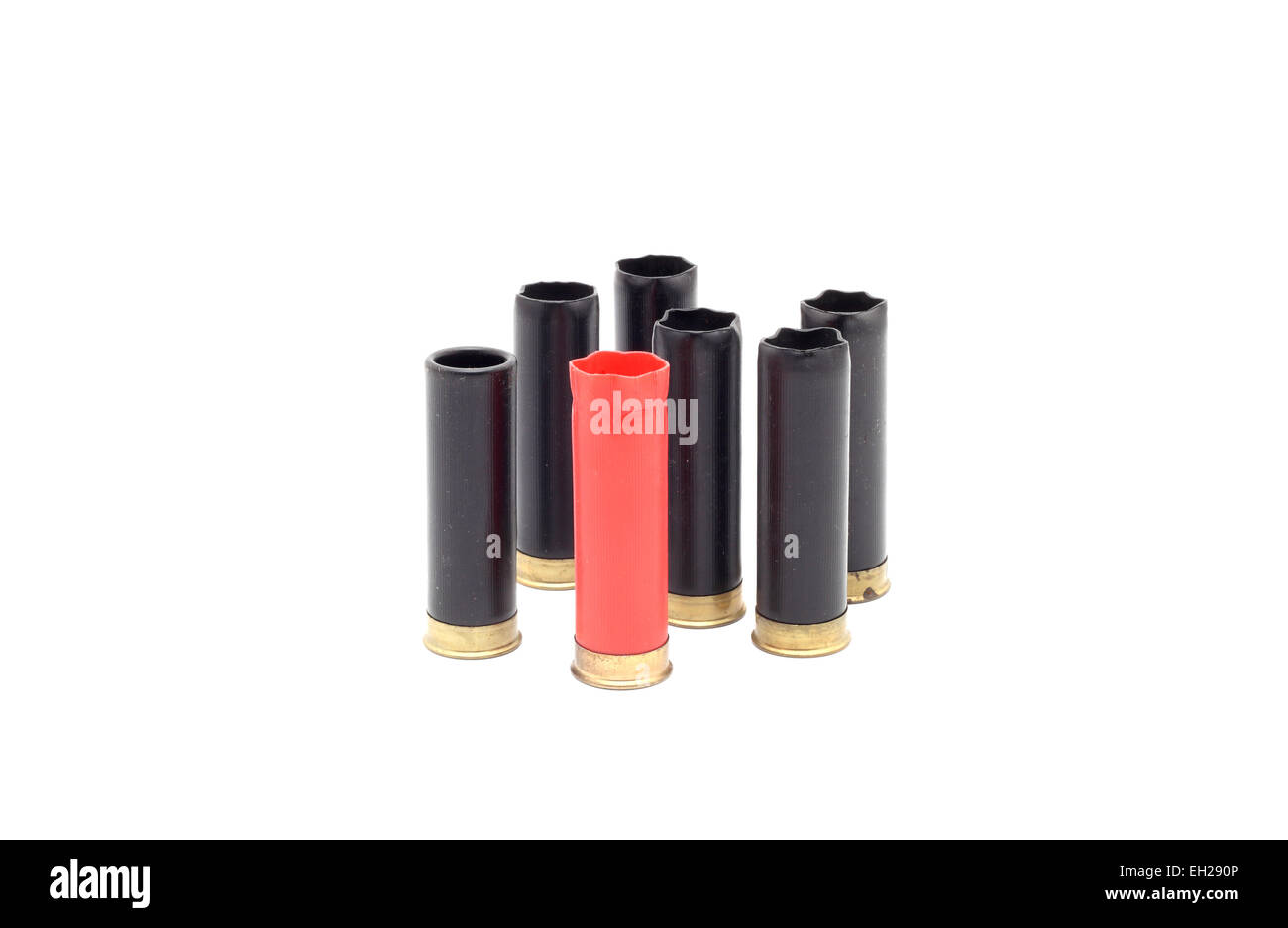 several cartridges for hunting rifle Stock Photo - Alamy