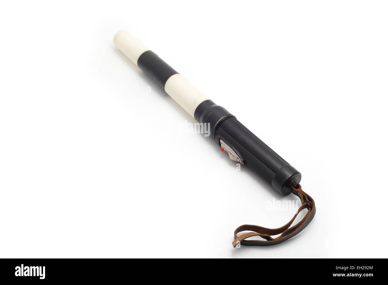 Traffic rod isolated on white background Stock Photo - Alamy
