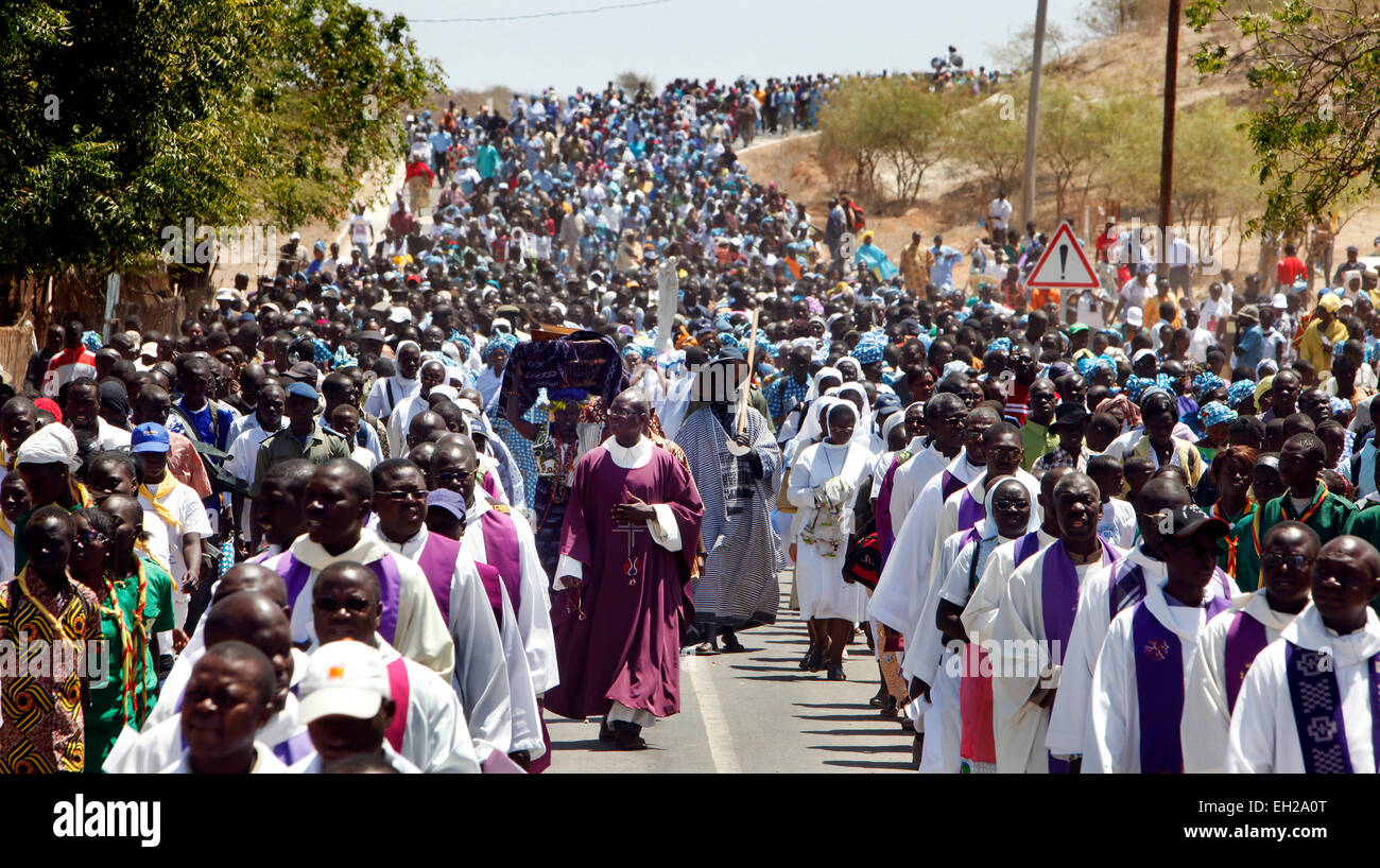Roman catholic procession mont rolland hi-res stock photography and ...