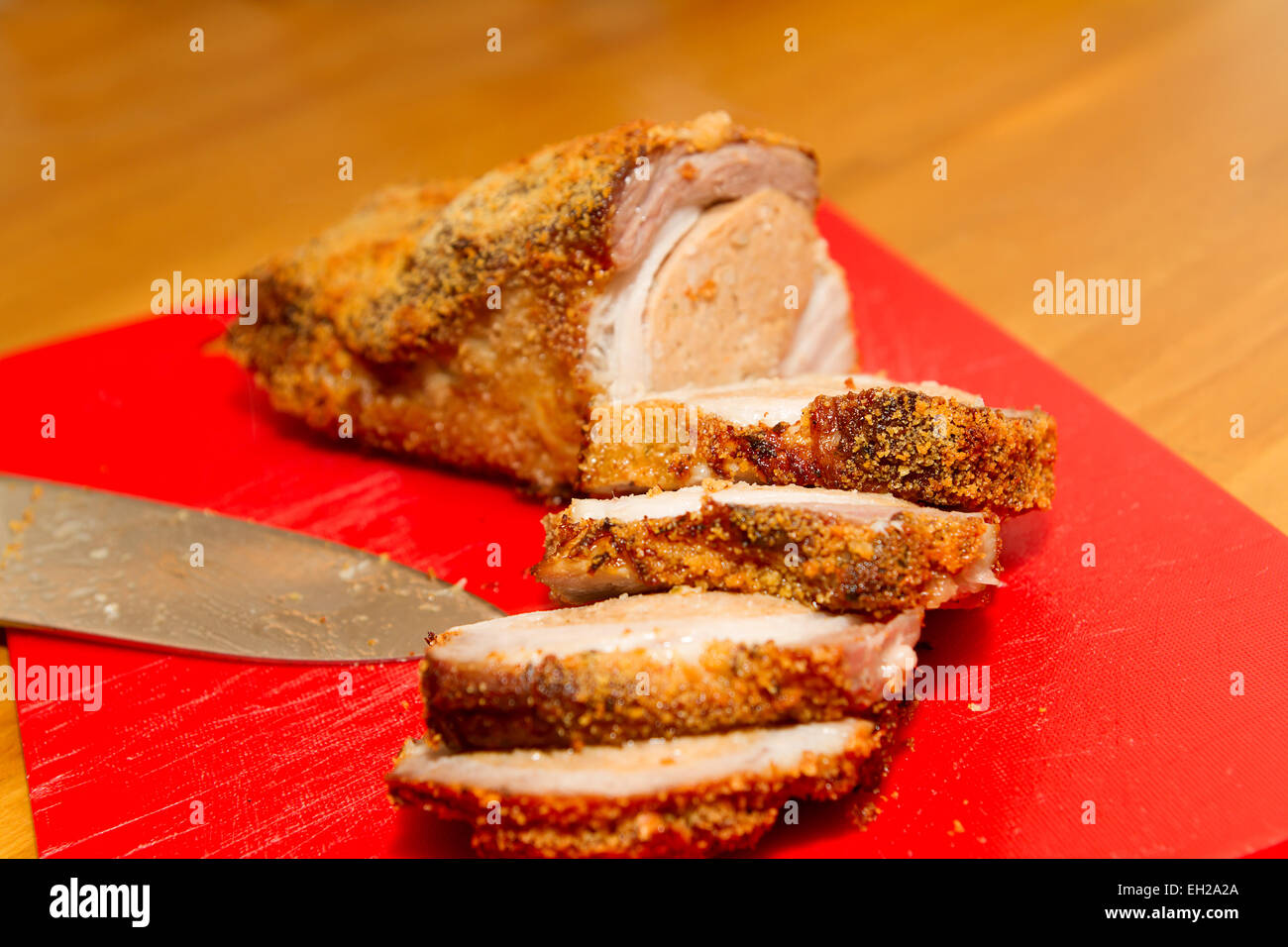 Rolled pork roast hi-res stock photography and images - Alamy