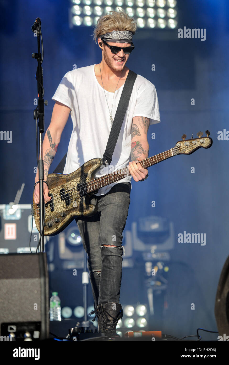 Lawson perform onstage at Fusion Festival in Birmingham on Sunday ...