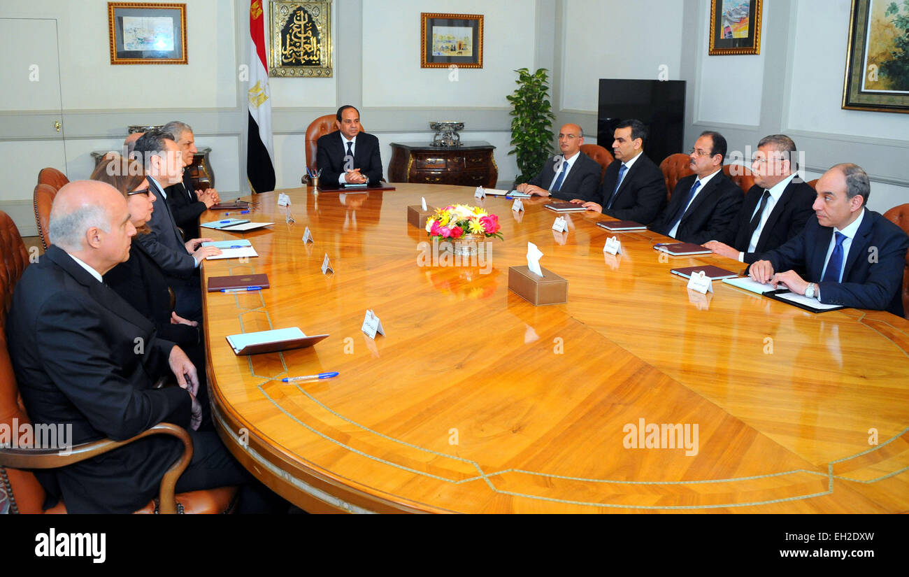 March 4, 2014 - Cairo, Cairo, Egypt - A handout picture made available ...