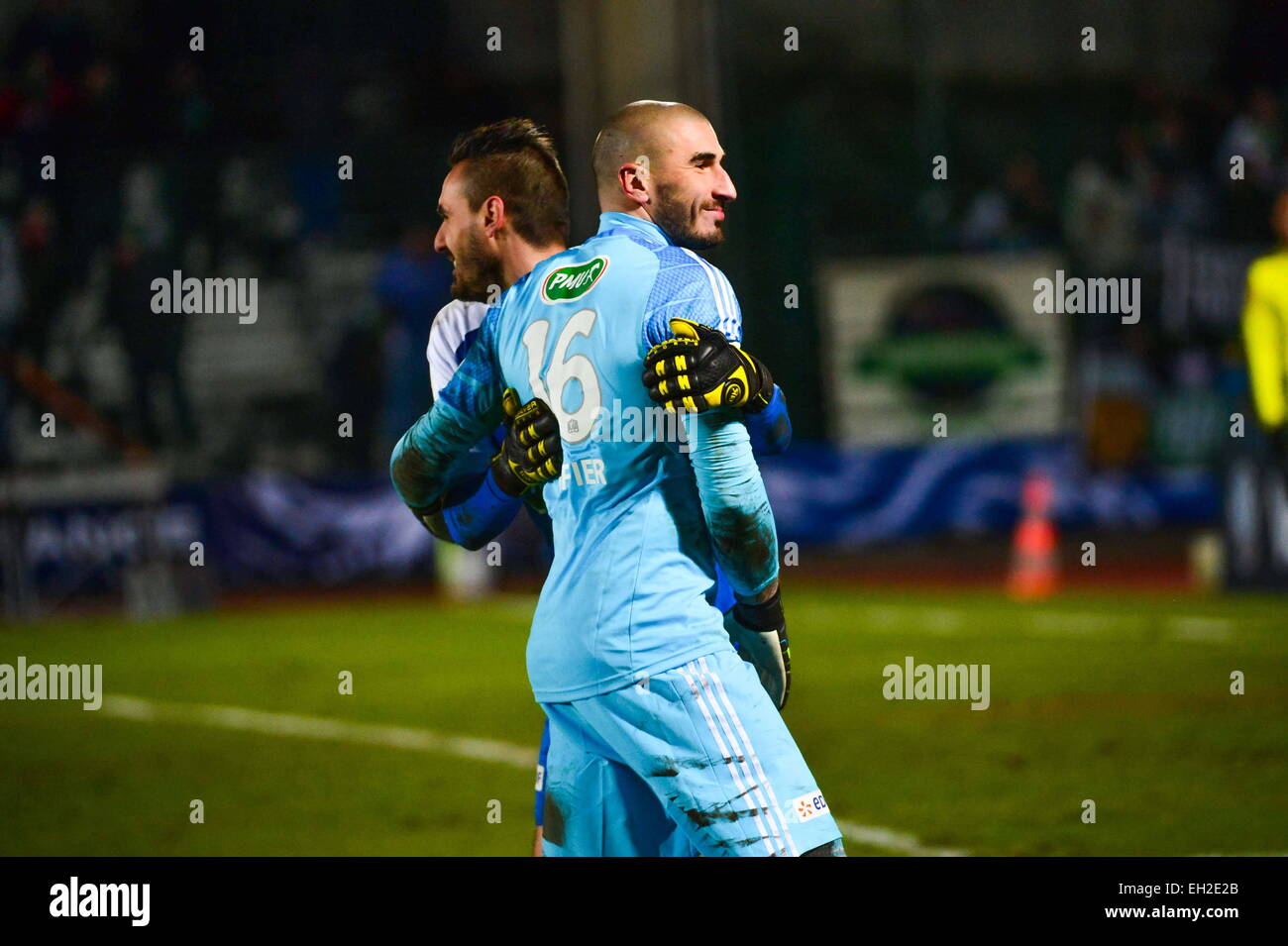 Stephane RUFFIER/Jody VIVIANI - 03.03.2015 - Boulogne/Saint Etienne - 1 ...