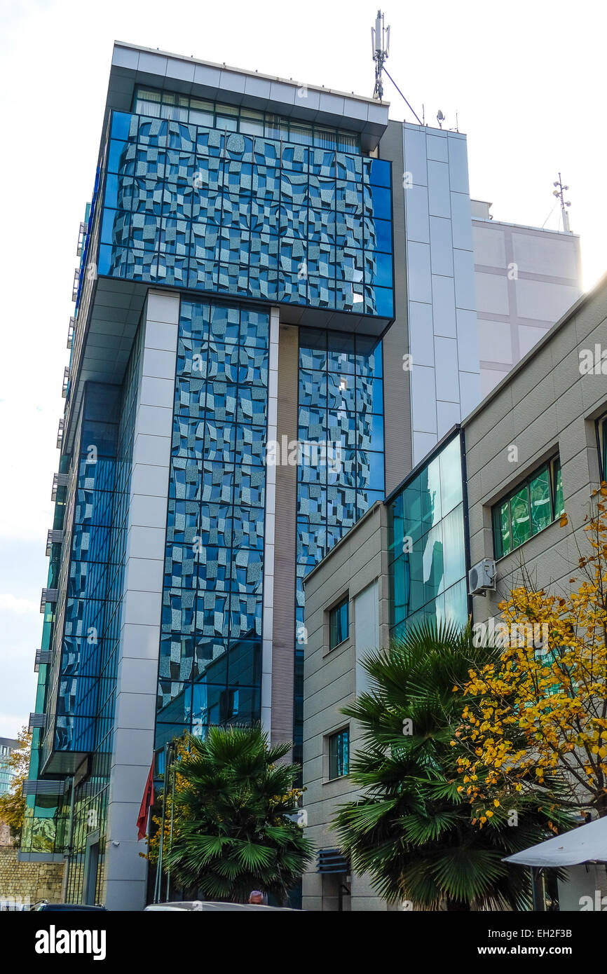 Albania, Tirana, modern buildings Stock Photo - Alamy