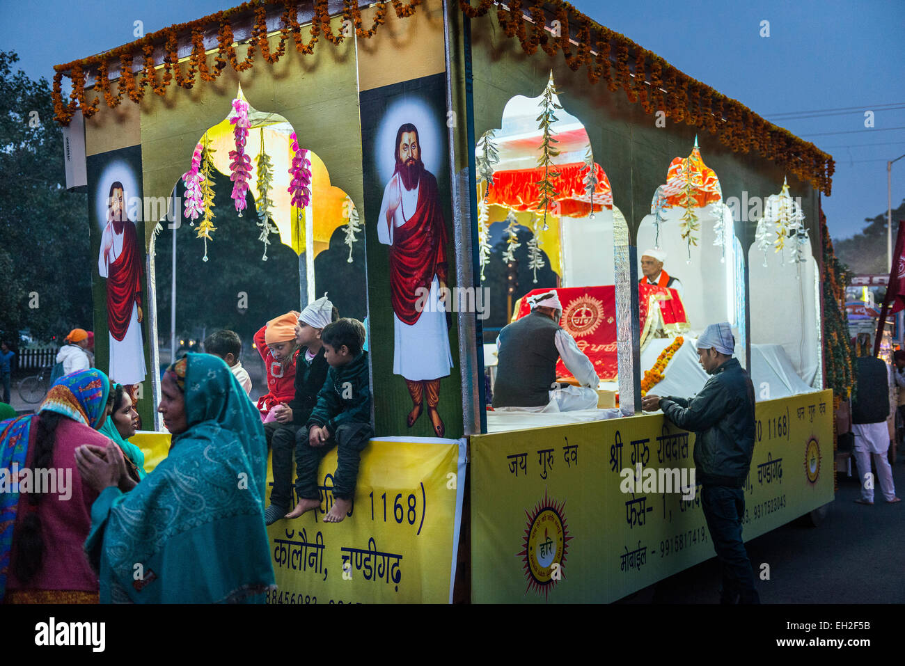 Religious parade in Chandigarh, India Stock Photo - Alamy
