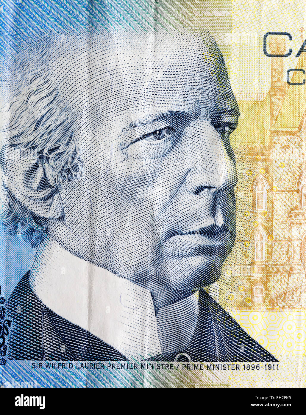 Five canadian dollar bill hi-res stock photography and images - Alamy