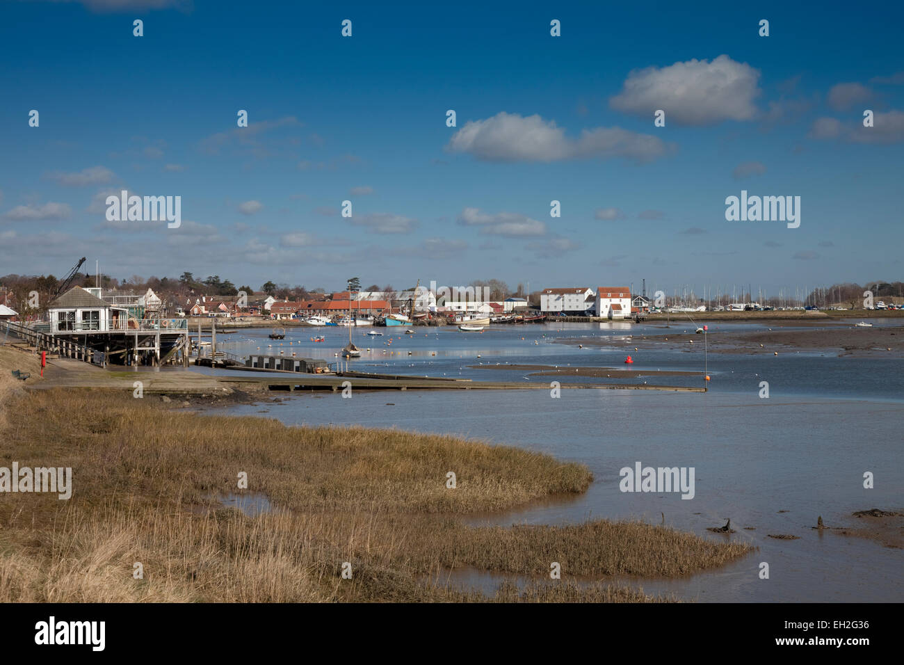 Woodbridge Suffolk River Debden Stock Photo - Alamy