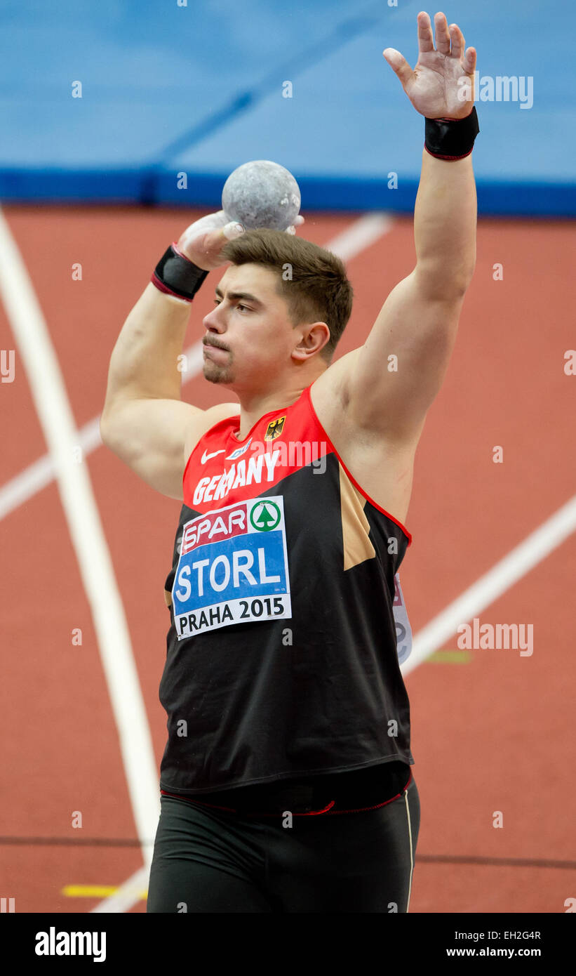 Prague, Czech Republic. 5th March, 2015. David Storl of Germany in ...