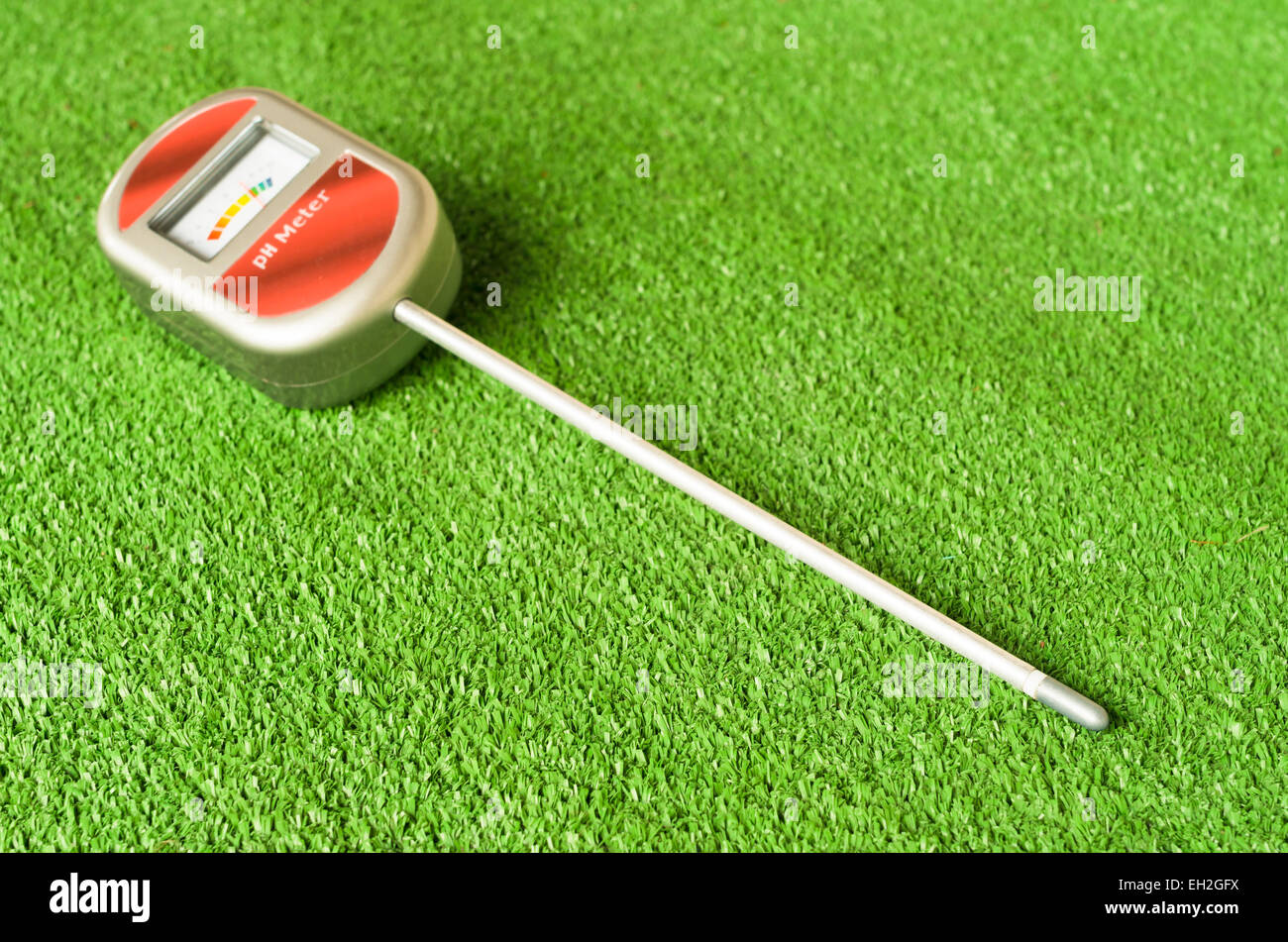 analog soil acidity test tool - soil ph test tool Stock Photo - Alamy