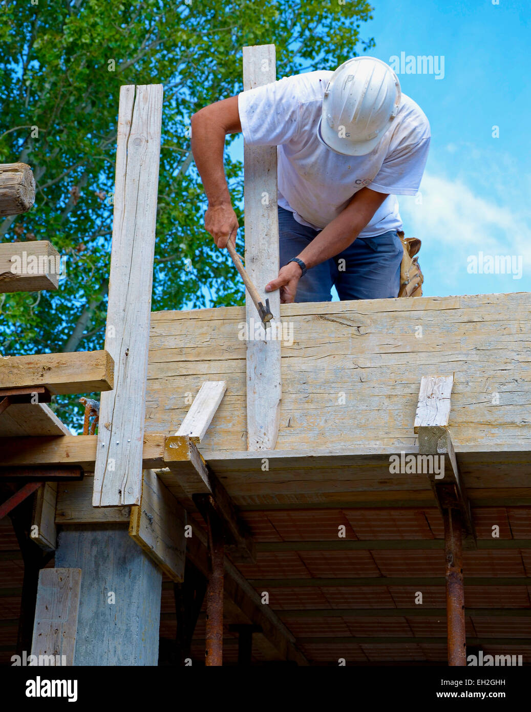 Work concrete slab structure Stock Photo - Alamy