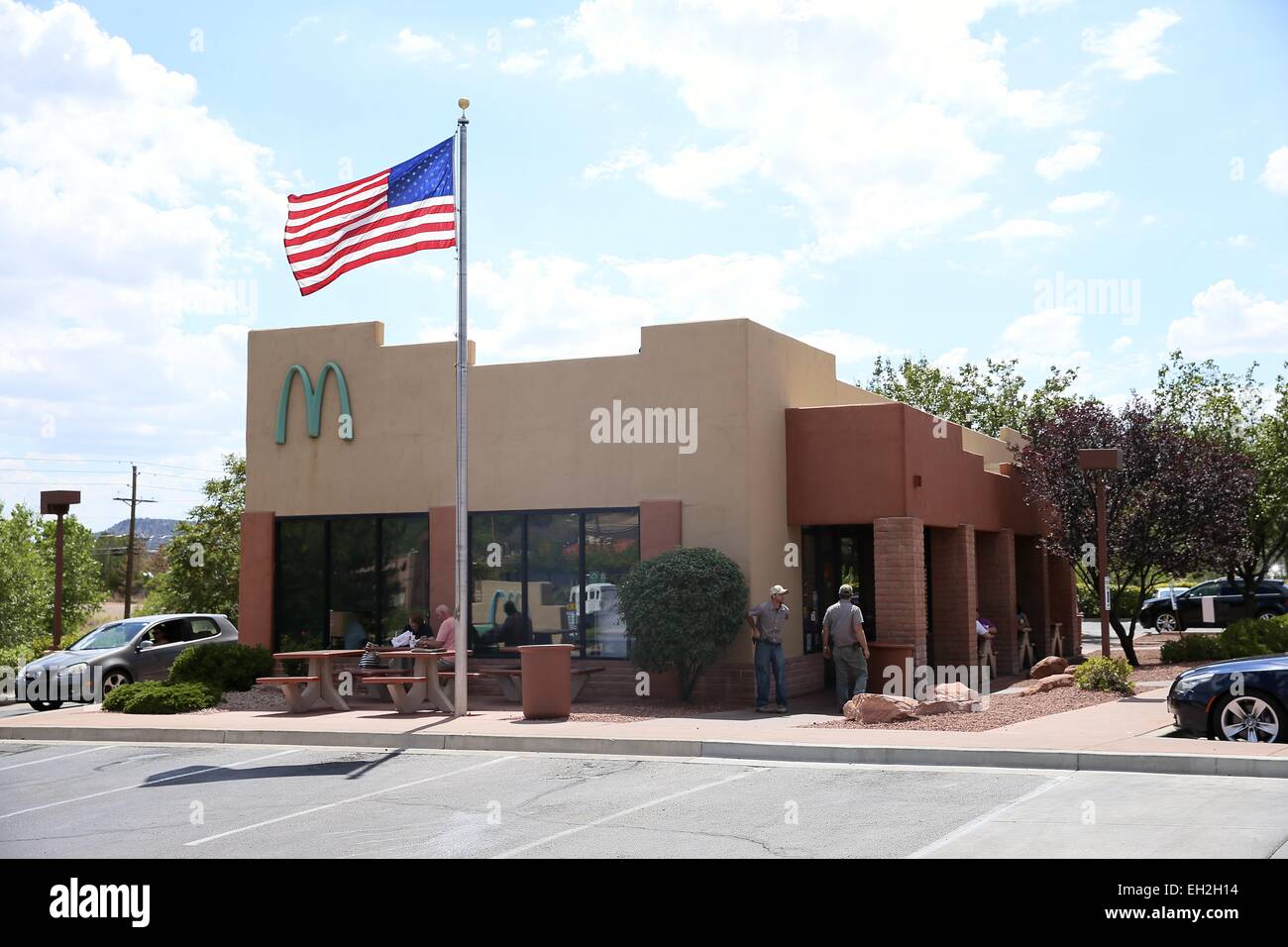 The only turquoise McDonald's sign in the world can be seen at the ...