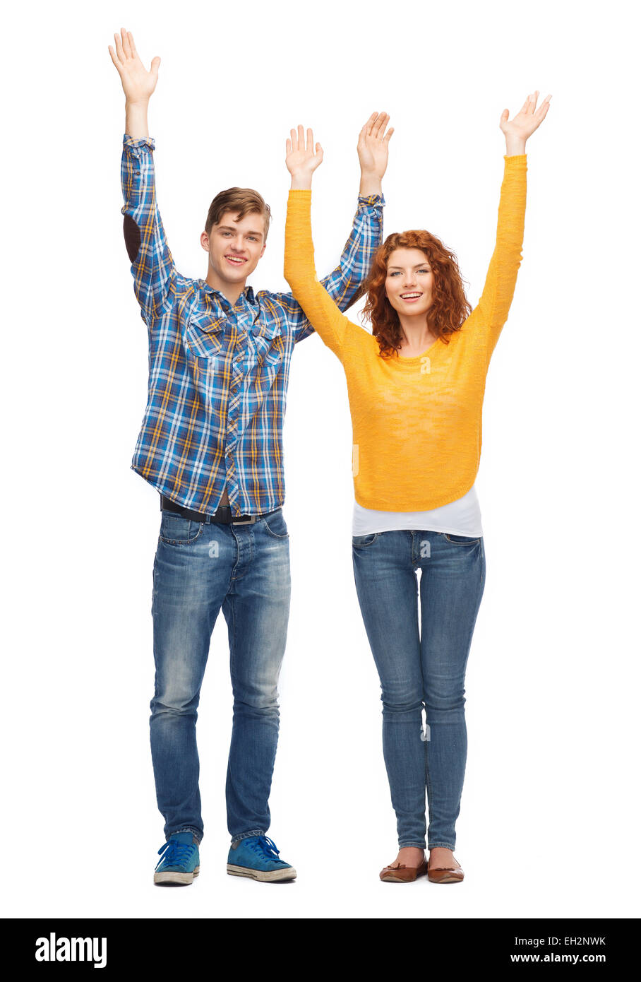 Raised hands hi-res stock photography and images - Alamy