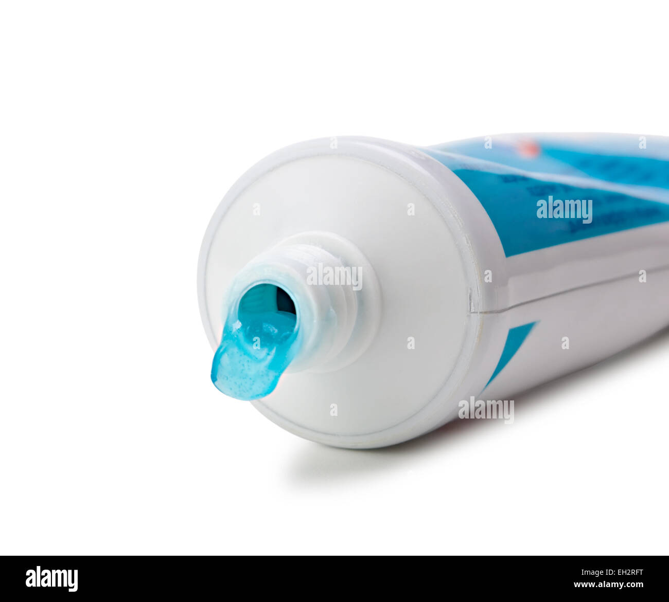 toothpaste squeezed from a tube isolated on white background Stock ...