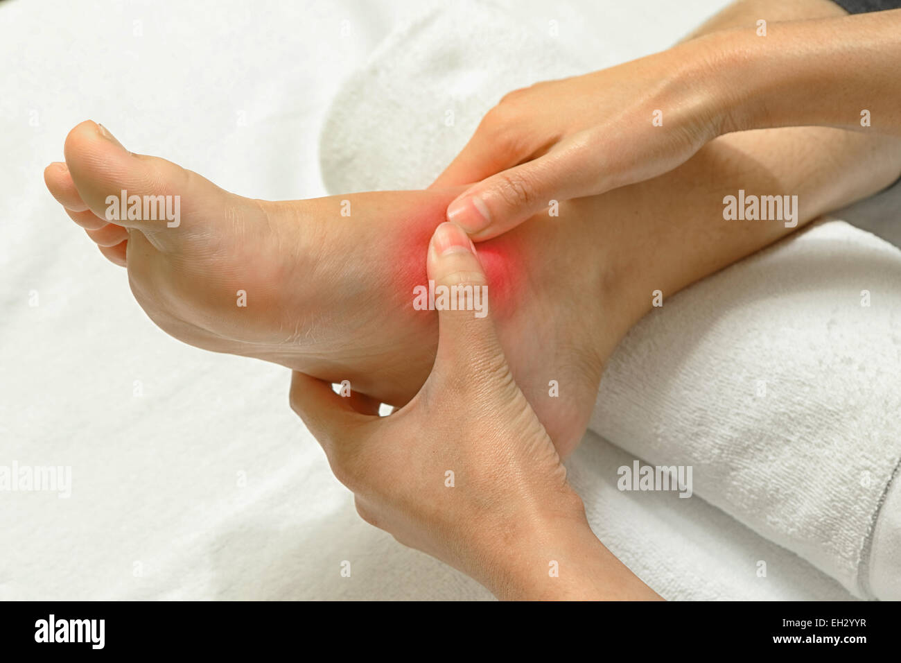 Doctor examining foot hi-res stock photography and images - Alamy