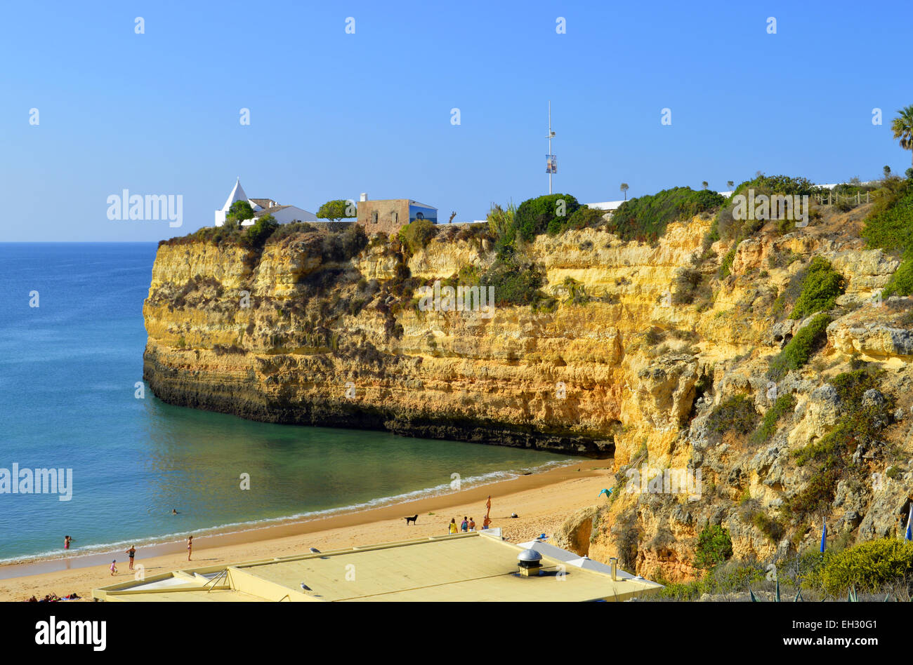 Senhora Da Rocha Beach in Portugal Stock Photo - Alamy
