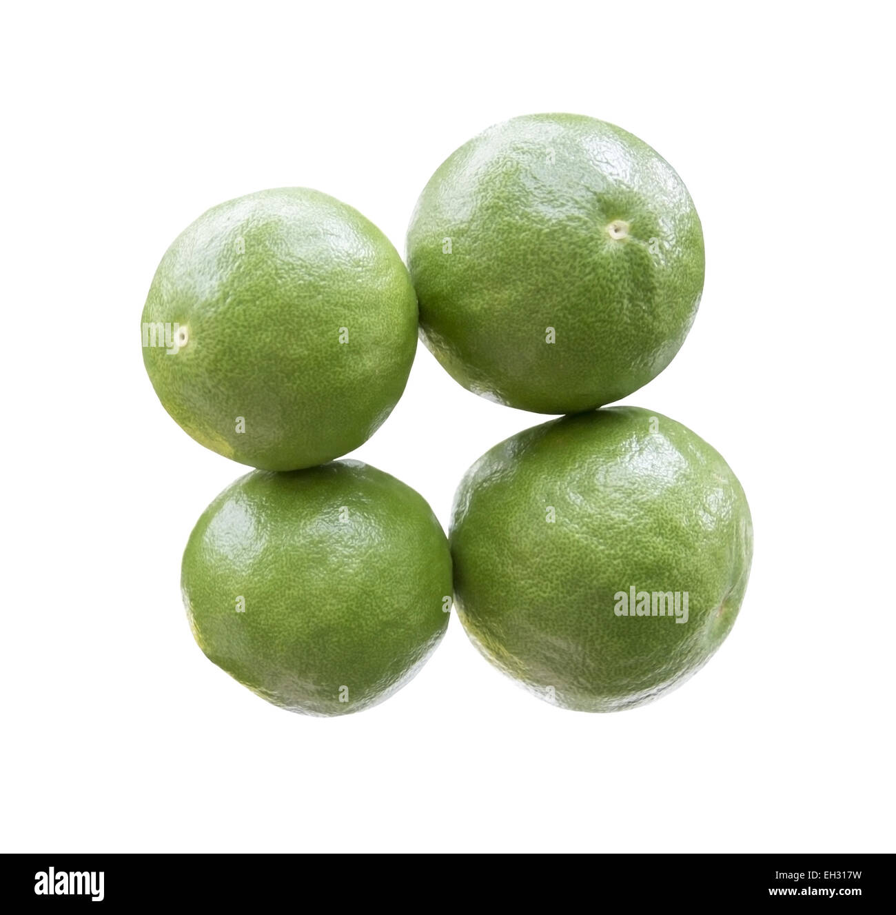 Rounded light green fruits Cut Out Stock Images & Pictures - Alamy